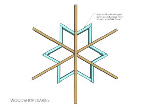 DIY Snowflake Shelf {In 4 Easy Steps!} Easy Christmas DIY!