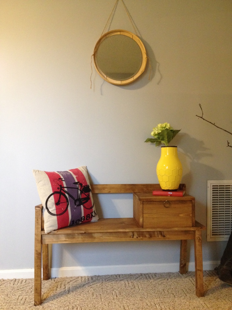 Making My Own Vintage and Finding my Style--DIY Telephone Bench