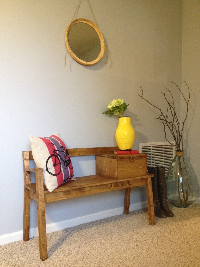 Making My Own Vintage and Finding my Style--DIY Telephone Bench