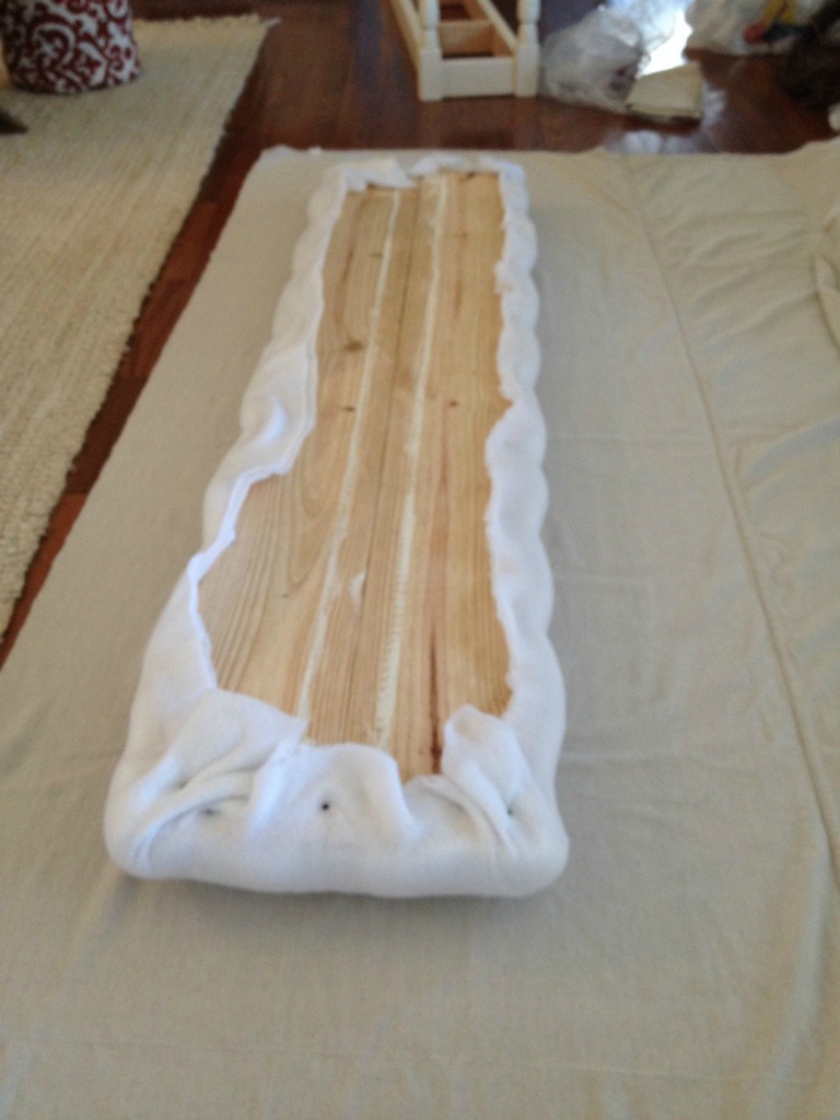 How to Upholster a Bench --{In Just 5 Easy Steps!}