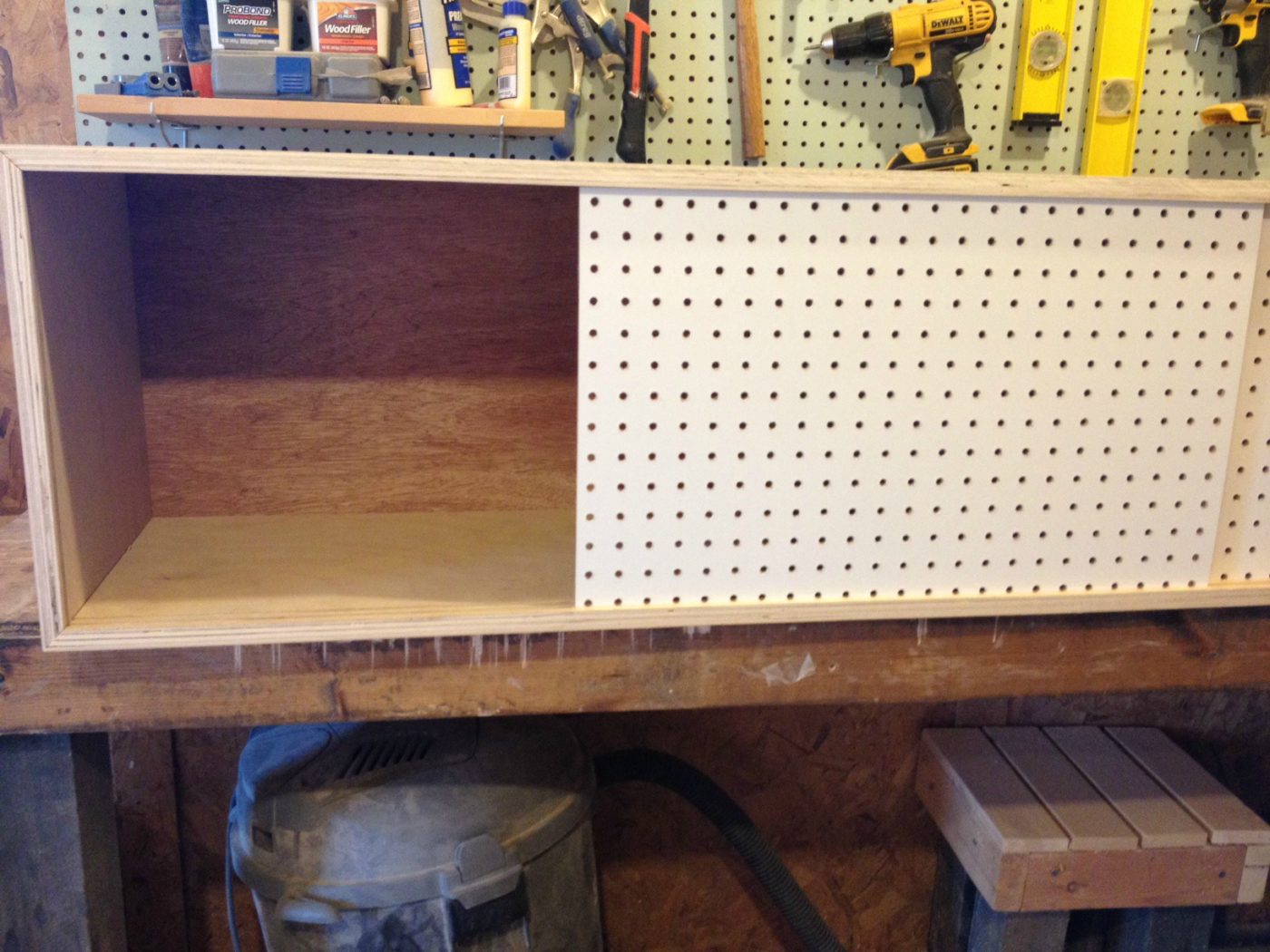 Mid Century Modern DIY Pegboard Cabinet