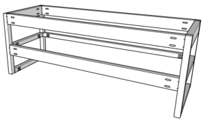 How to Build a DIY Modern Floating Vanity or TV Console