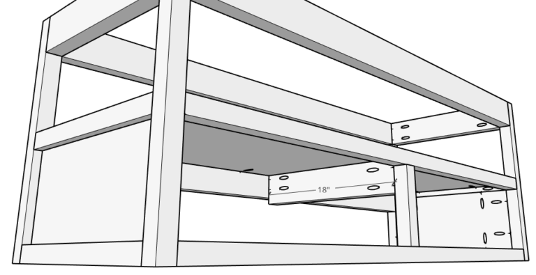 How to Build a DIY Modern Floating Vanity or TV Console