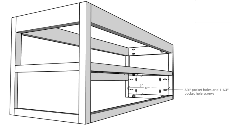 How to Build a DIY Modern Floating Vanity or TV Console