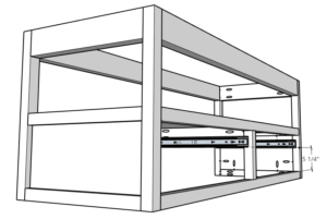 How to Build a DIY Modern Floating Vanity or TV Console