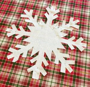 How to Make a DIY Snowflake Pillow
