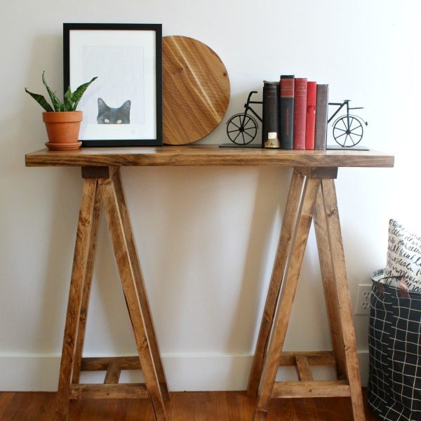 MODERN DIY Round Coffee Table --How to Build it in Any Size!