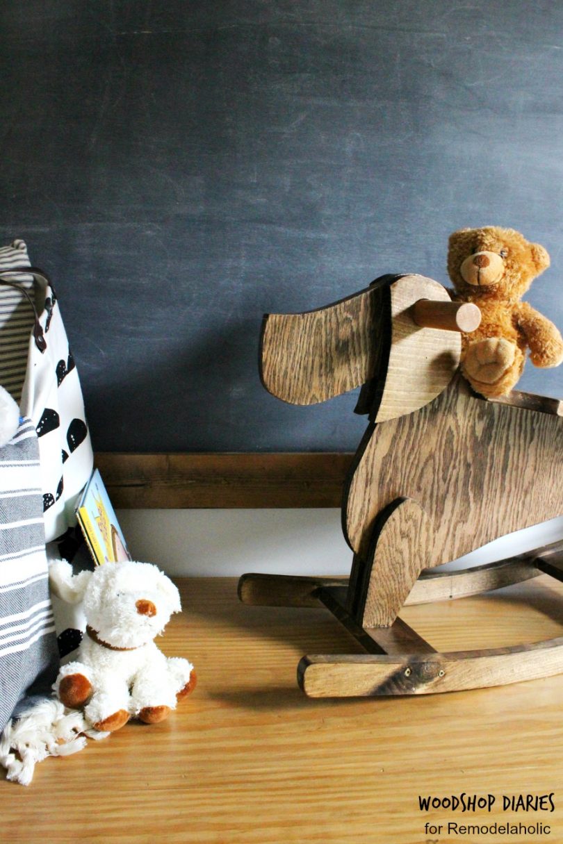 DIY Kids Rocking Horse Dog