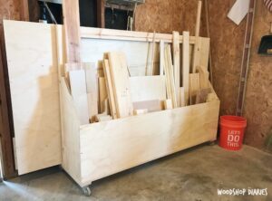 How to Build a Mobile Plywood Storage and Scrap Wood Shop Cart