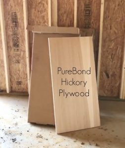 DIY Kitchen Cabinets--{Made From Only Plywood!}