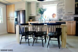 How to Build a DIY Contemporary Dining Table--For the Modern Home