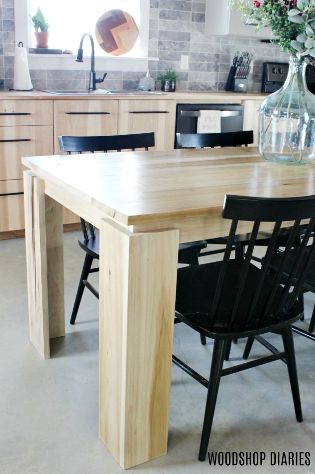 How to Build a DIY Contemporary Dining Table--For the Modern Home