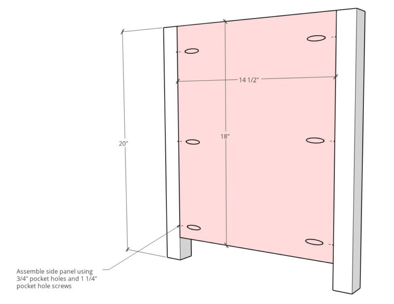DIY Toy Box--With Faux Slats! {FREE BUILDING PLANS!}
