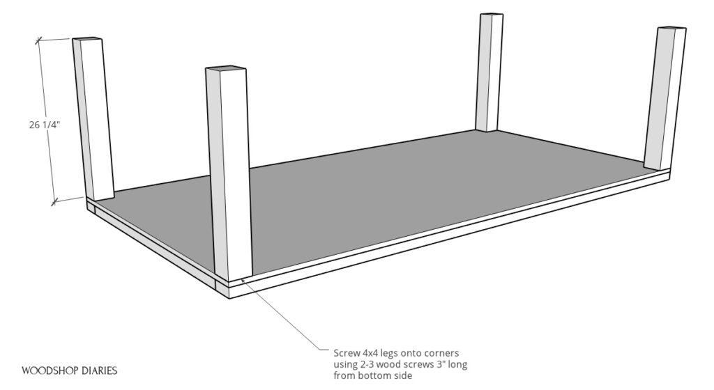 How to Build a Large Mobile Workbench with Storage