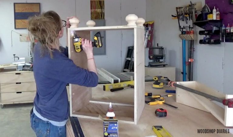 DIY Storage Desk For Home Office --Building Plans and Tutorial