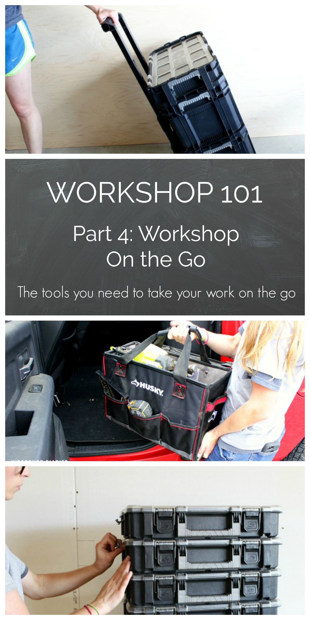 Workshop 101: Part 4--Working On the Go {Tips to be Prepared}