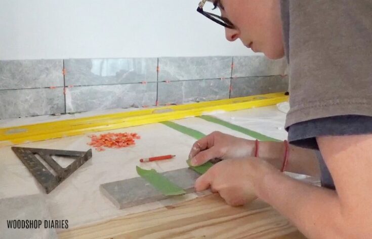 How to Tile a Backsplash --{A Tutorial for Beginners!}