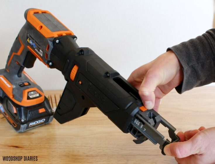 Ridgid 18V Drywall Screwdriver with Collated Attachment