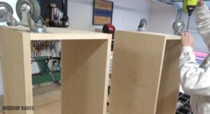 DIY Mobile Lathe Stand--With Drawers, Chisel Shelf, Storage