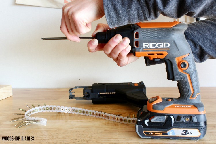 Ridgid 18V Drywall Screwdriver with Collated Attachment