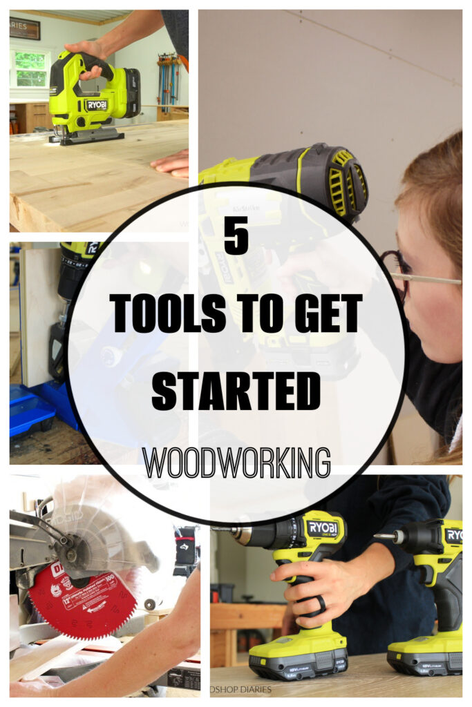 The 5 Tools to Get Started Woodworking--{For About $500!}