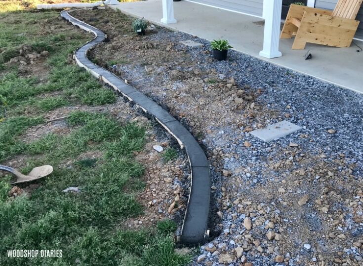 How to Make a Concrete Landscape Curb --In 4 Easy Steps!