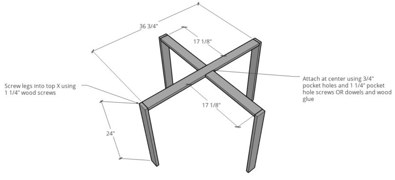 Kids Nesting Table--{Build It Yourself with Just 4 Tools!}