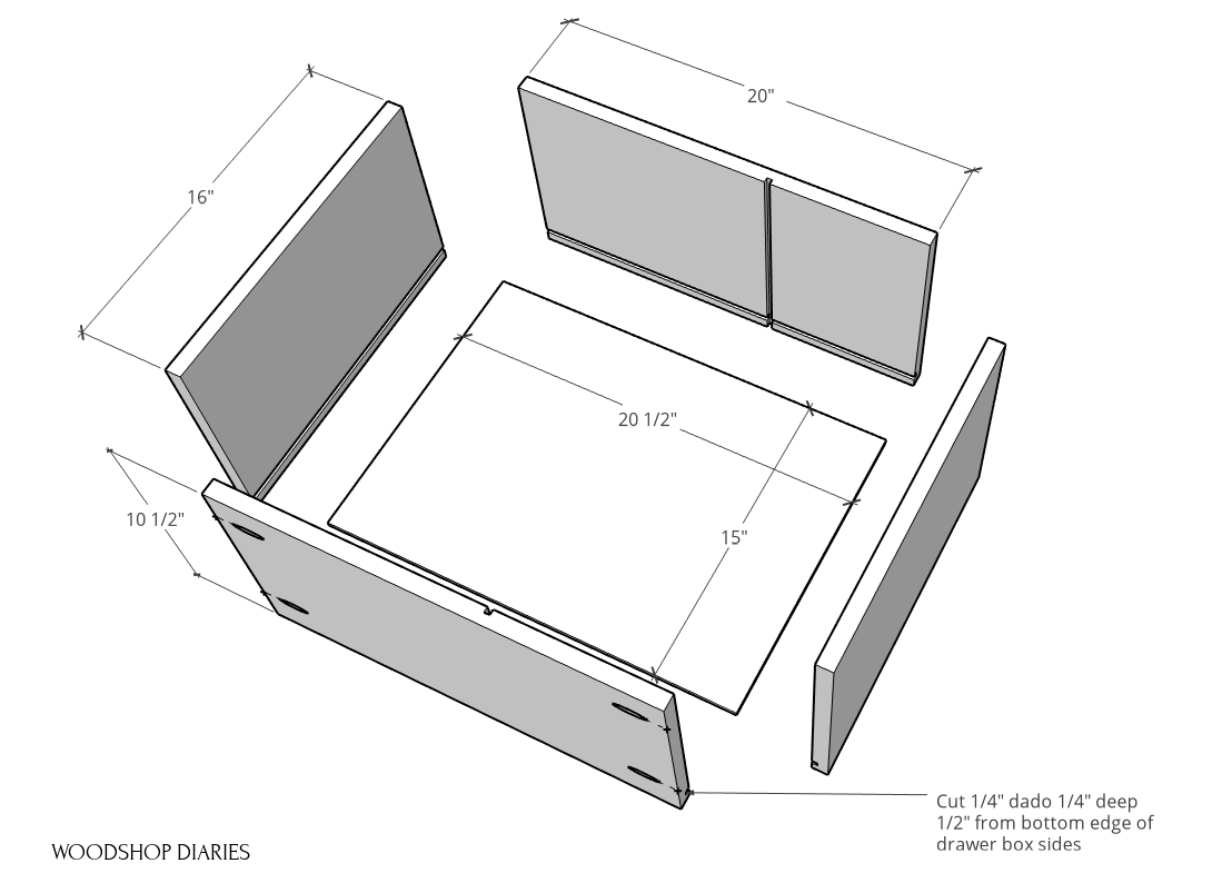 DIY Cabinets {And an Easy Modular Home Office Desk Idea!}