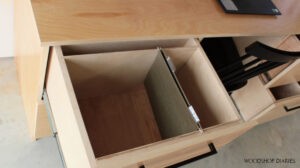 DIY File Cabinet--Woodworking Plans to Build a Wooden Filing Cabinet