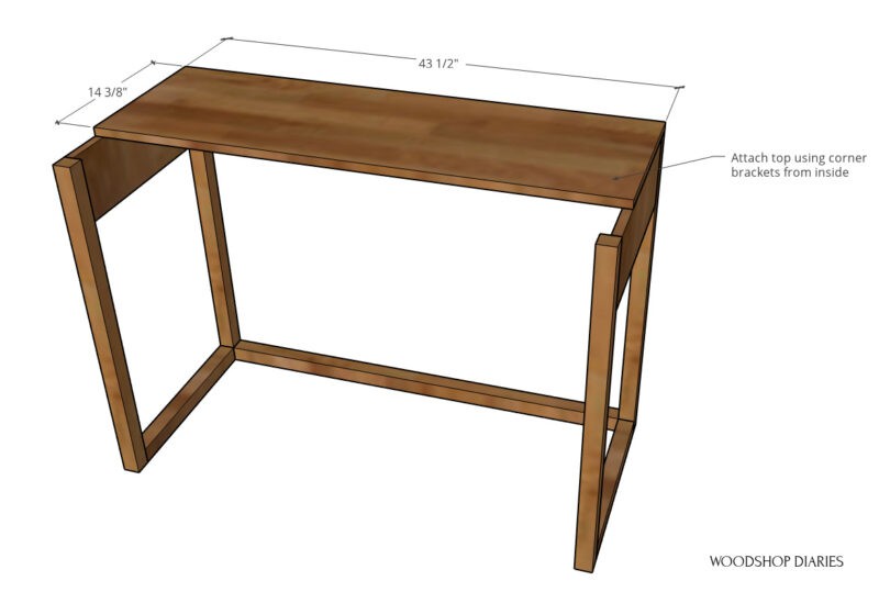 How to Build a DIY Keyboard Stand {Or Flip Top Writing Desk!}