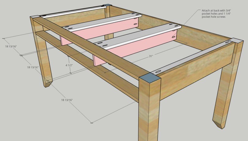 DIY Writing Desk--{BUILDING PLANS & VIDEO TUTORIAL!}