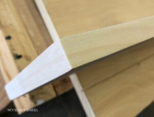 How to Cover Plywood Edges --{Without Fancy Equipment!}