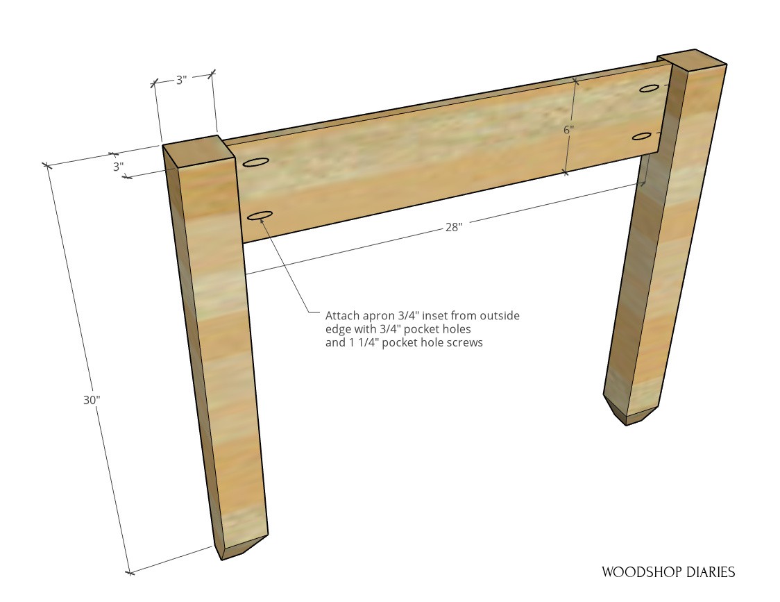 DIY Writing Desk--{BUILDING PLANS & VIDEO TUTORIAL!}