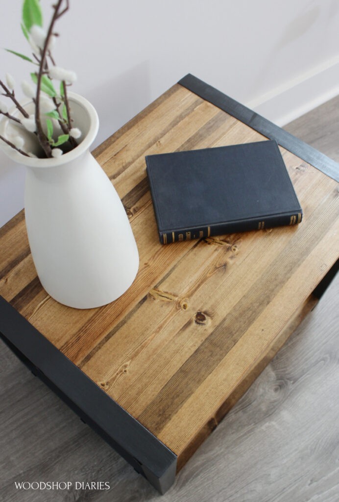 DIY End Table with Shelves--Building Plans Using Basic Tools!
