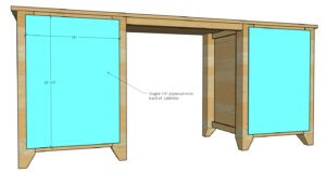 How to Build a Computer Desk --{Using 2x4s and Plywood!!}