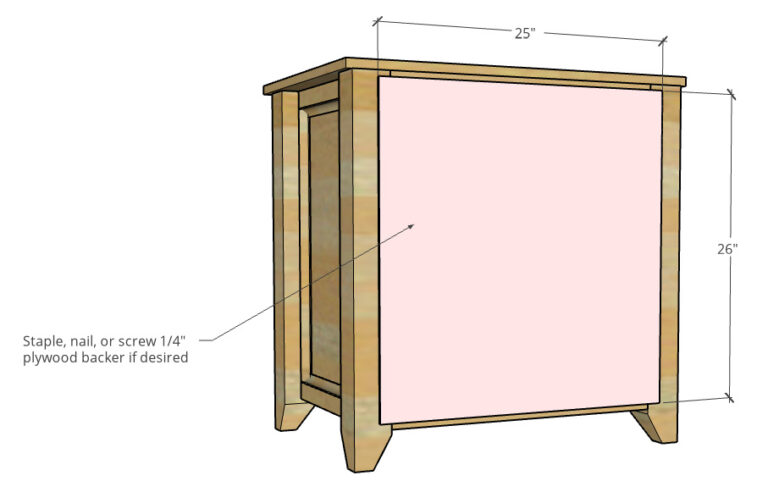 DIY File Cabinet--Woodworking Plans to Build a Wooden Filing Cabinet