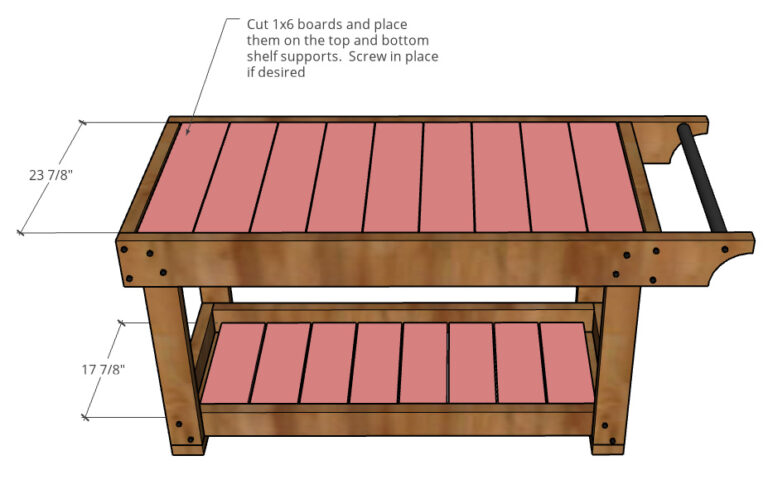 DIY Grill Cart & BBQ Prep Table --FREE BUILD PLANS!