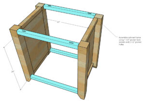 DIY File Cabinet--Woodworking Plans to Build a Wooden Filing Cabinet