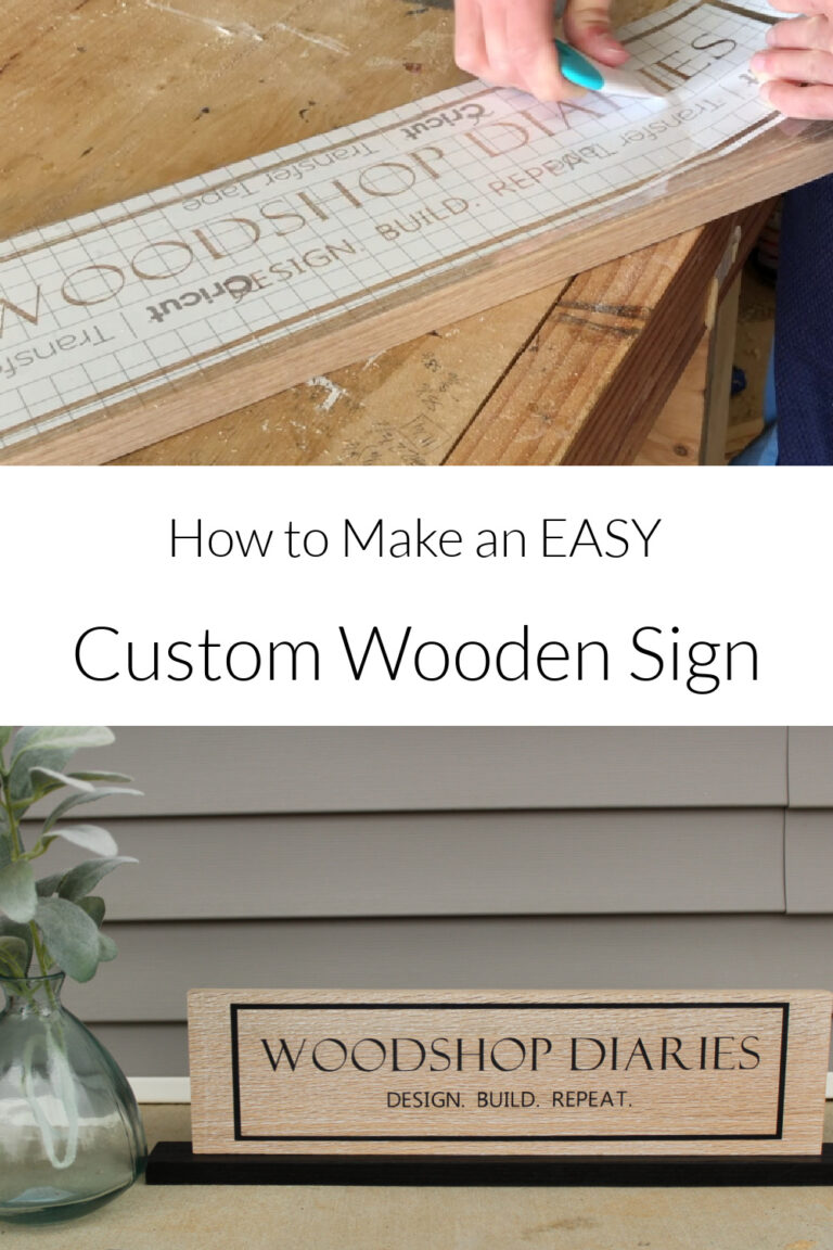 Easy Custom DIY Wooden Sign --A Fun Cricut Joy Project!