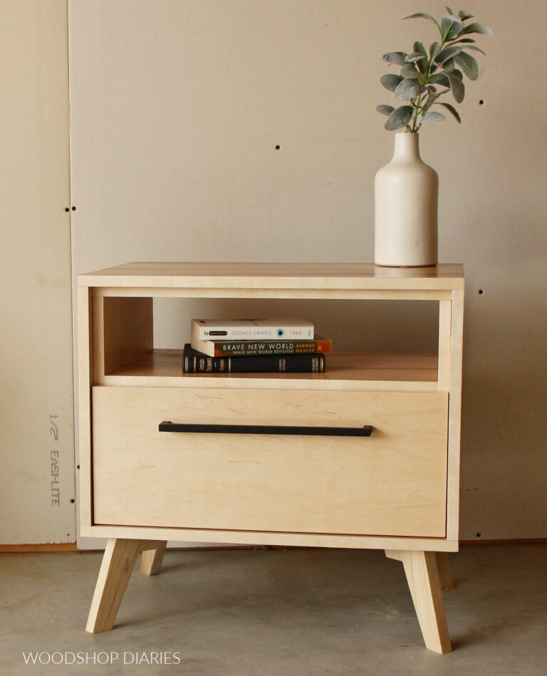 How to Build a Modern Nightstand | BUILDING PLANS & VIDEO
