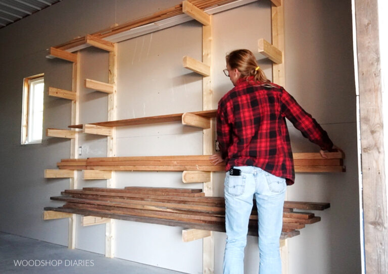 EASIEST DIY Lumber Rack -- Made from Basic 2x4s! EASIEST DIY Lumber Rack -- Made from Basic 2x4s!
