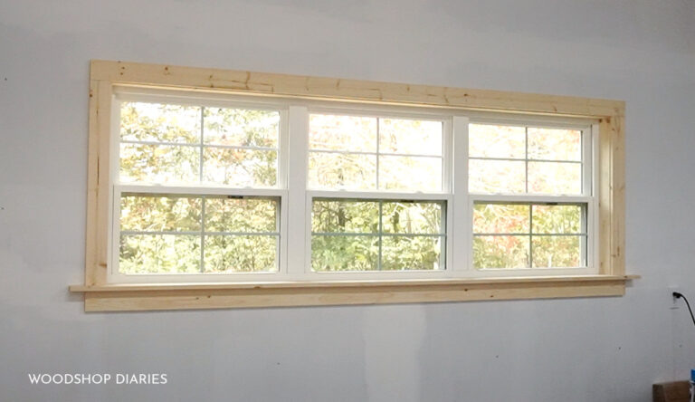 How to: DIY Window Trim--Custom High End Finishes on a BUDGET!