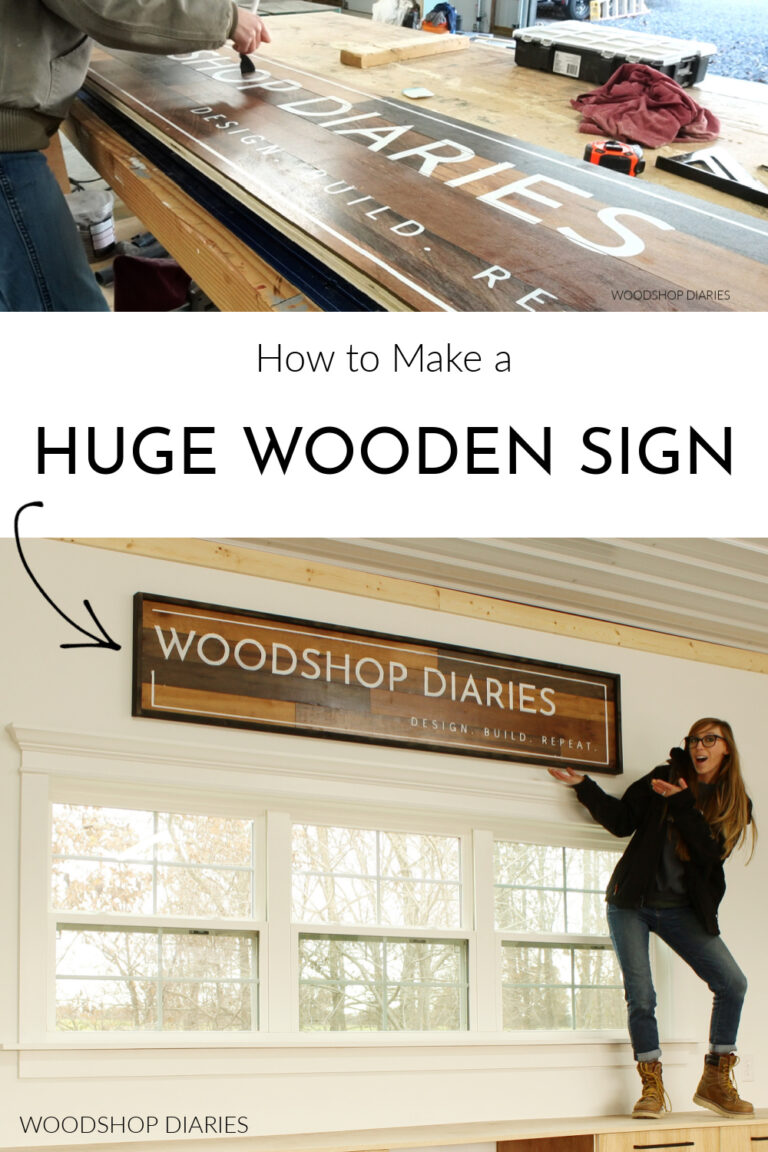 How to Make a Large Wooden Sign