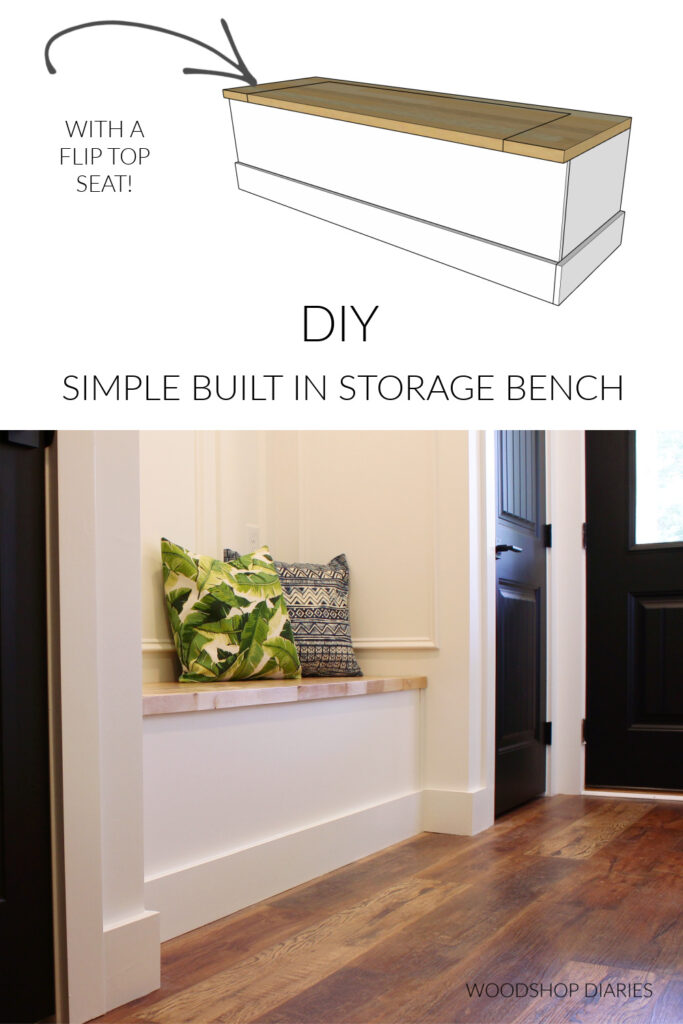 DIY Built-In Storage Bench
