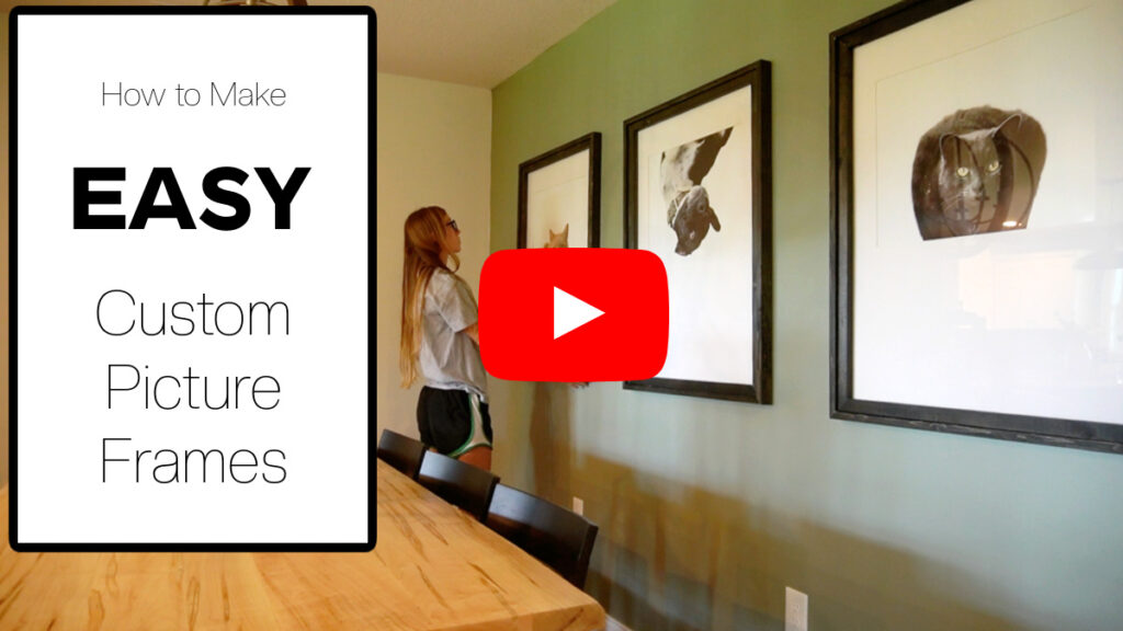 Custom DIY Picture Frames--Without Any Fancy Tools!