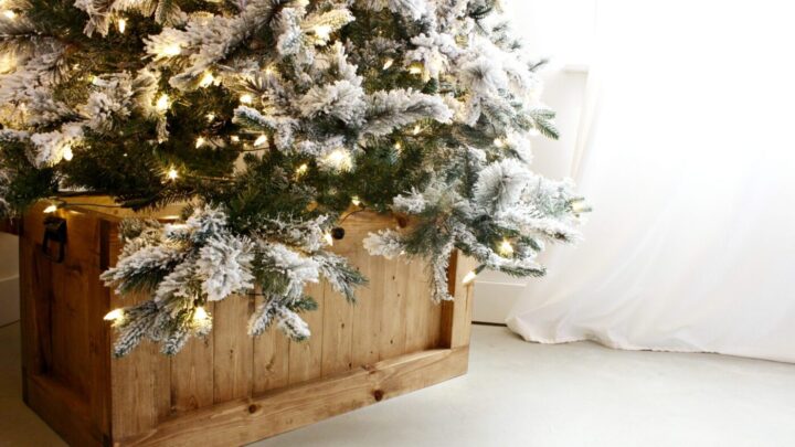 Wooden Christmas Tree Stand Box 36 Christmas Tree Box Stand Ideas To