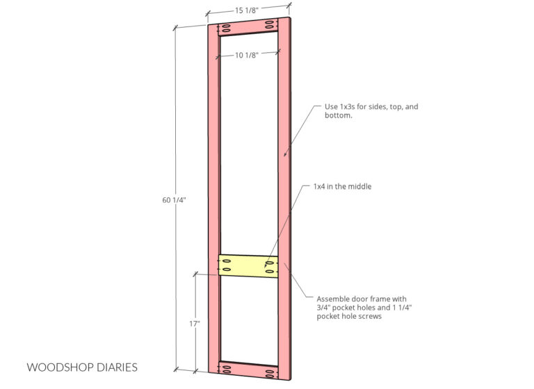 DIY Display Cabinet with Drawer--BUILDING PLANS!