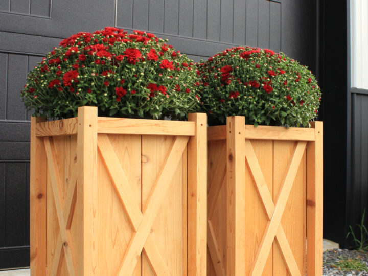 Build Wooden Curved Planter Boxes Building Modern Planter Boxes For My
