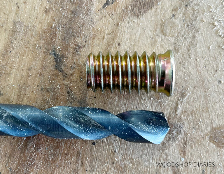 How to Install Threaded Inserts for Furniture Feet -- DIY Basics