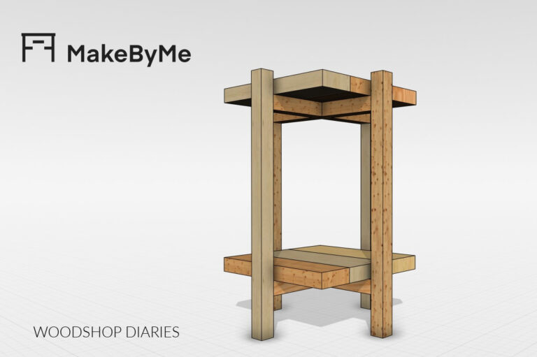 DIY Plant Stand End Table {with plans!}